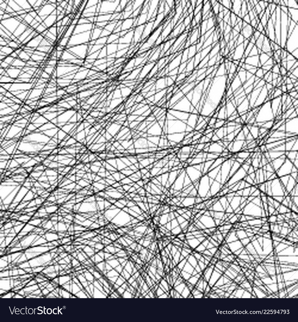 Geometric Pattern With Random Intersecting Lines Vector Image