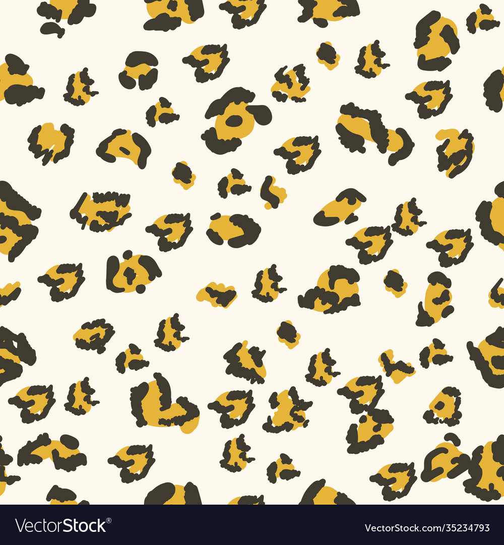 Leopard pattern design Royalty Free Vector Image