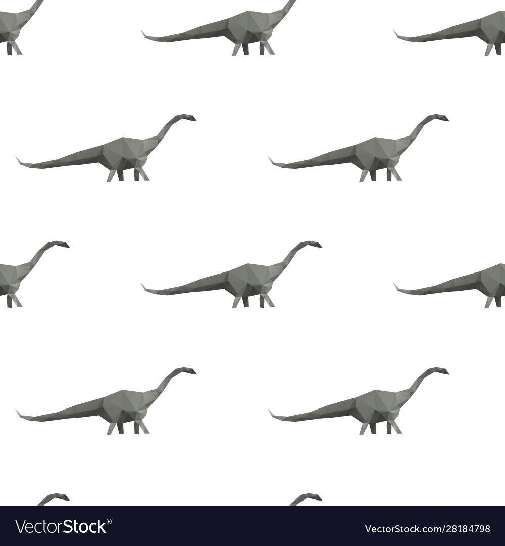 Dinosaur triangle seamless pattern backgrounds Vector Image