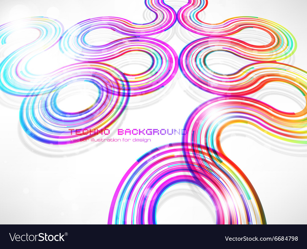 Techno background Royalty Free Vector Image - VectorStock