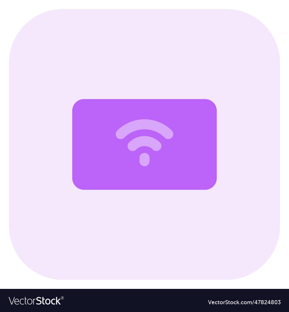 Radio frequency identification chip used Vector Image Radio frequency identification chip used Vector Image