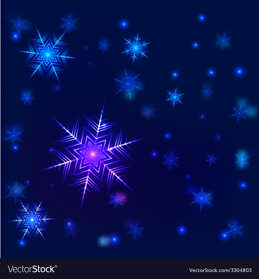 Shiny snowflake background Royalty Free Vector Image