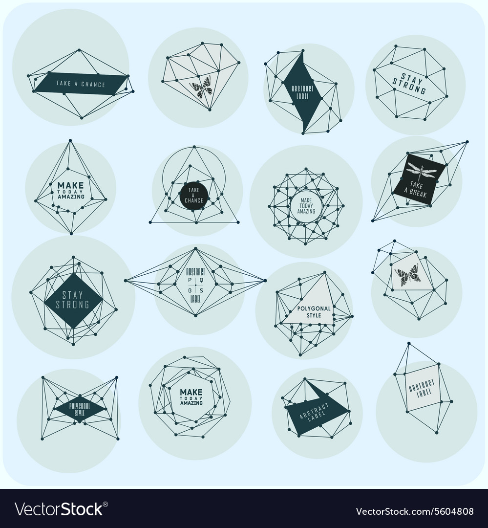 Abstract triangles design Royalty Free Vector Image
