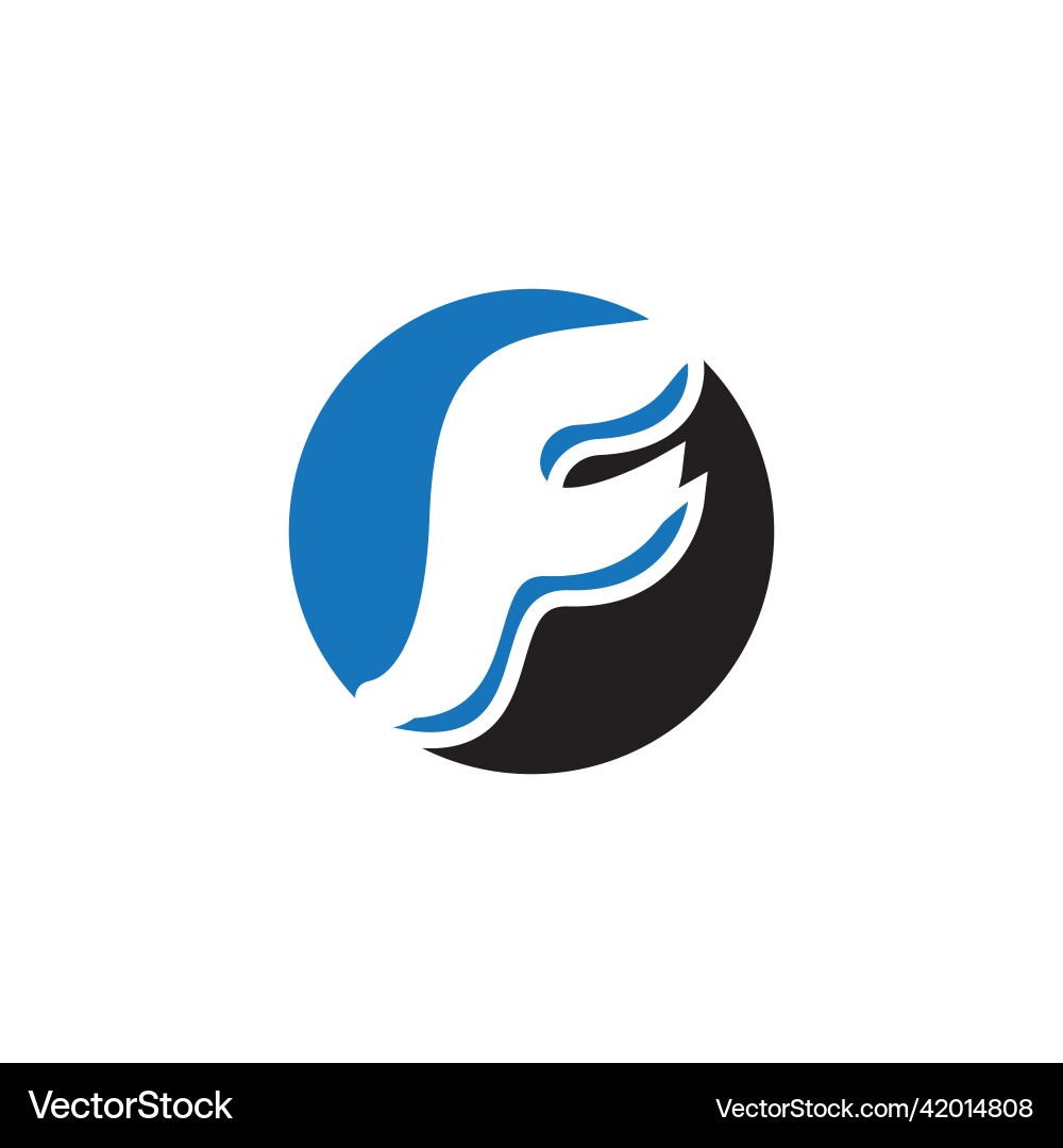 F letter icon Royalty Free Vector Image - VectorStock