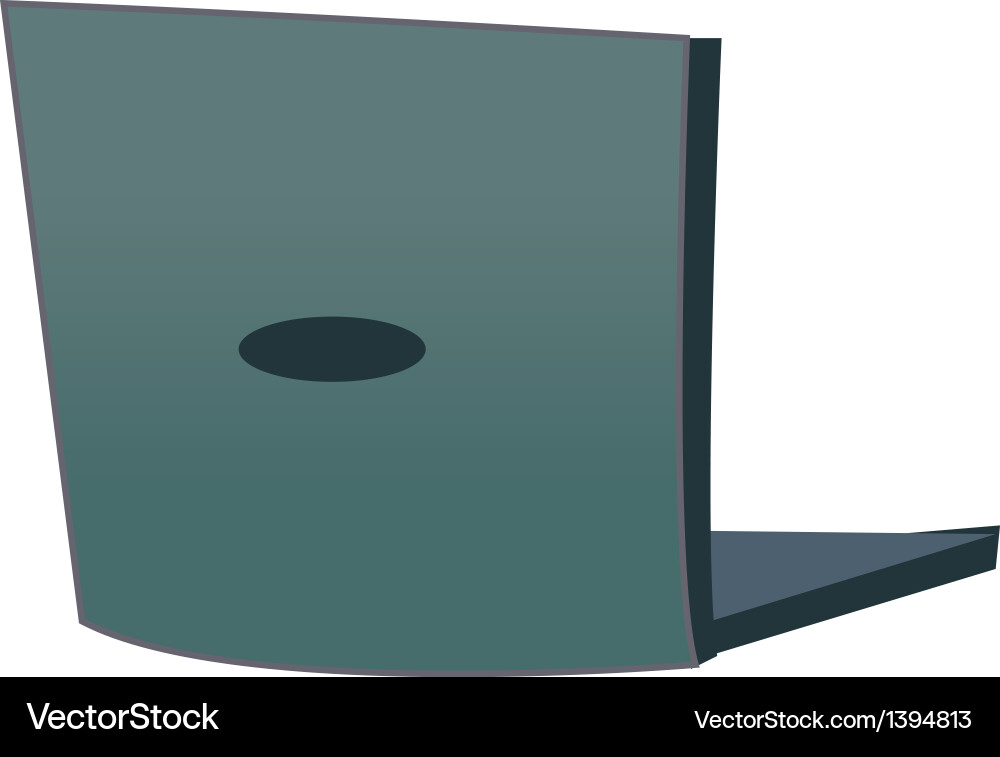 A laptop Royalty Free Vector Image - VectorStock