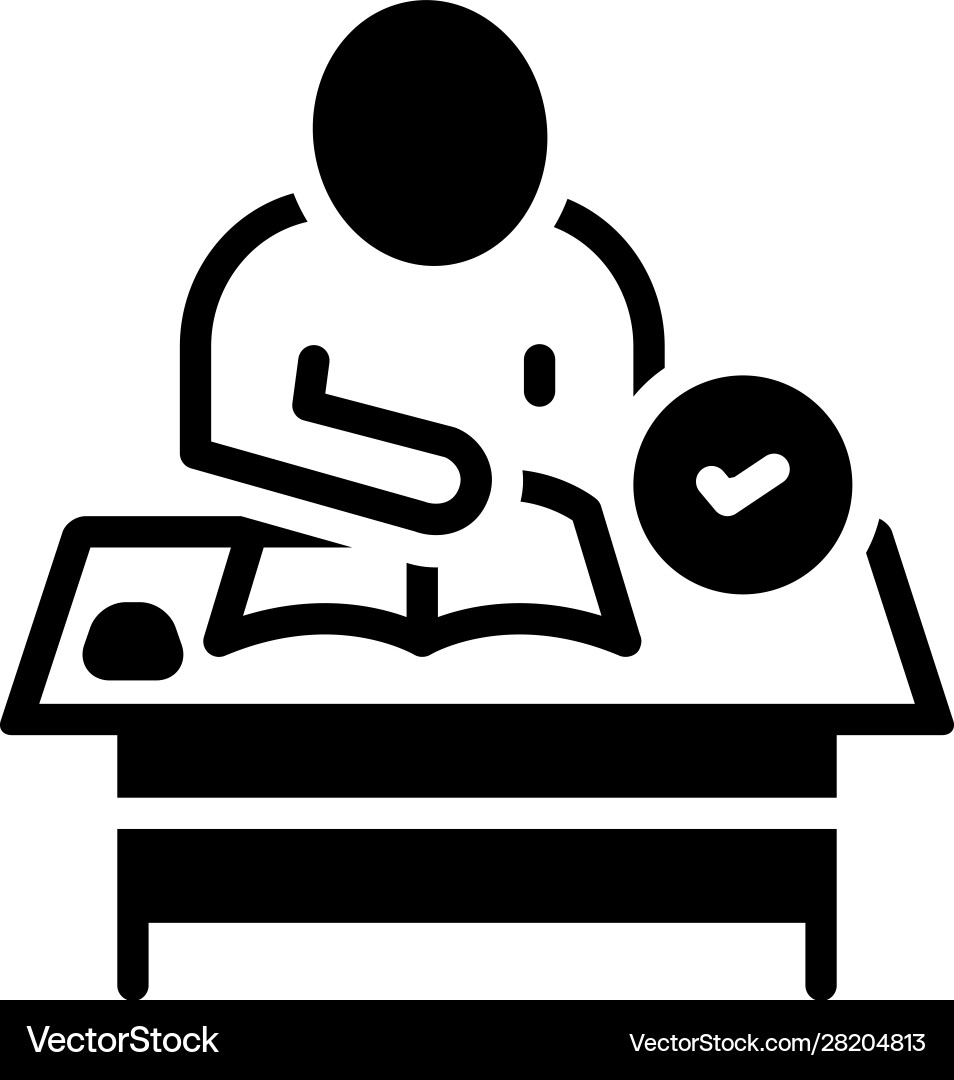 Coursework Royalty Free Vector Image - VectorStock