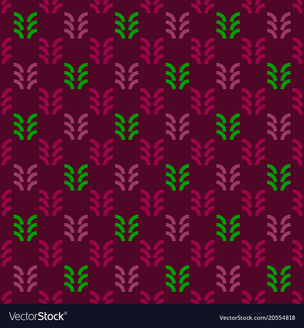 Geometric forest seamless pattern Royalty Free Vector Image