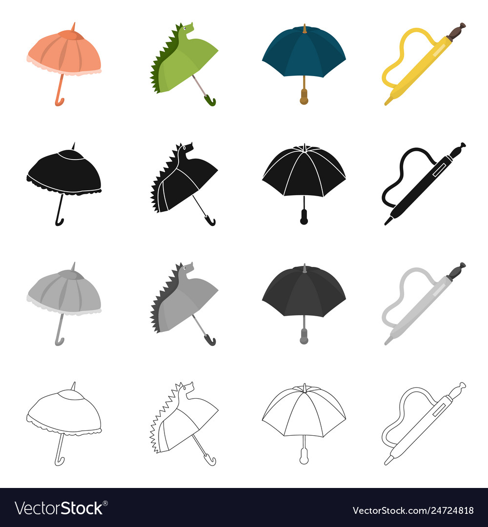 Isolated Object Of Protection And Closed Icon Vector Image