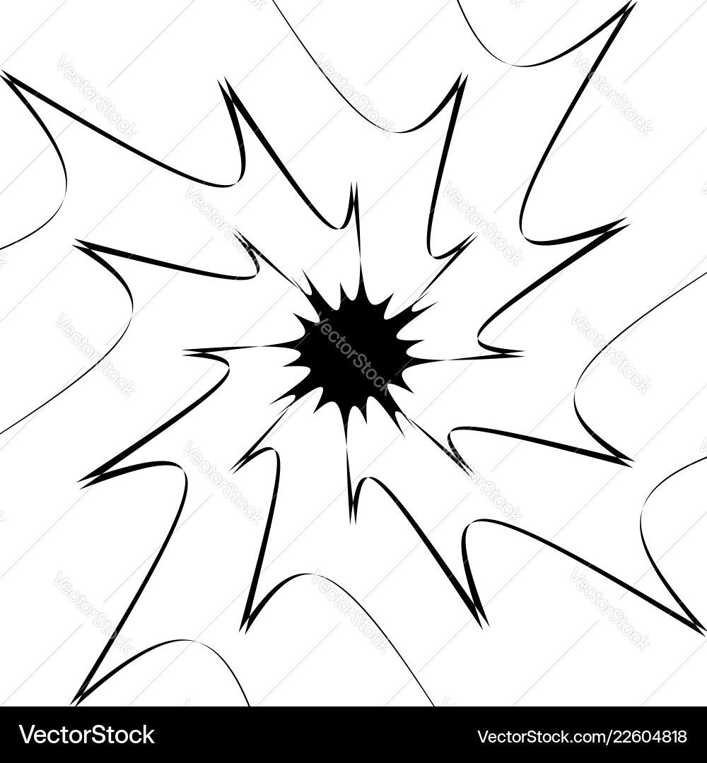 Rough edgy texture of random distorted shapes Vector Image