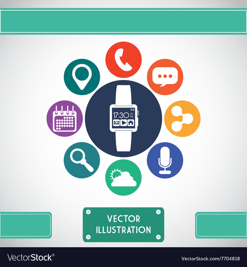 Technology icon design Royalty Free Vector Image
