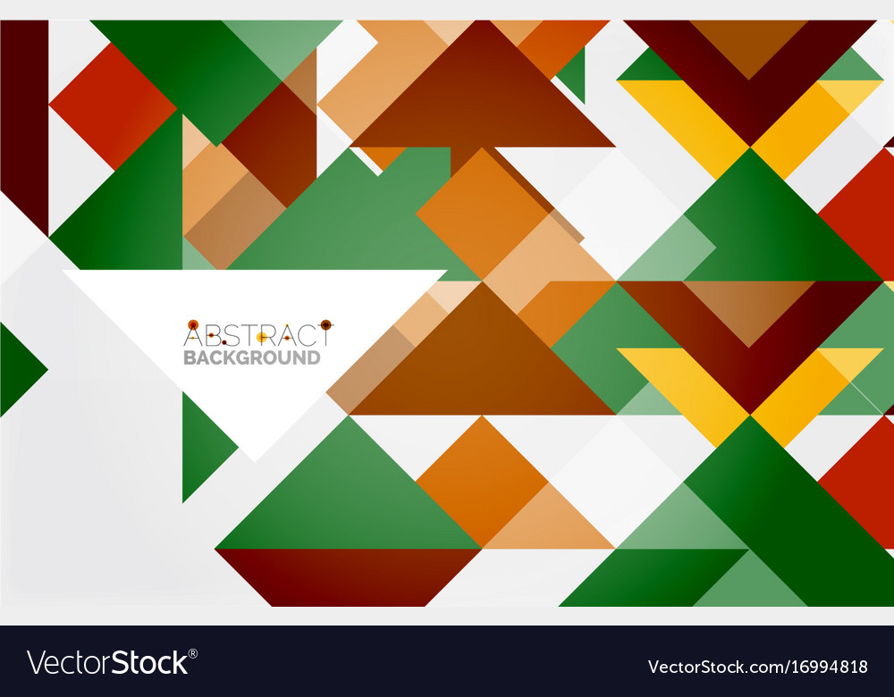 Triangle pattern design background Royalty Free Vector Image