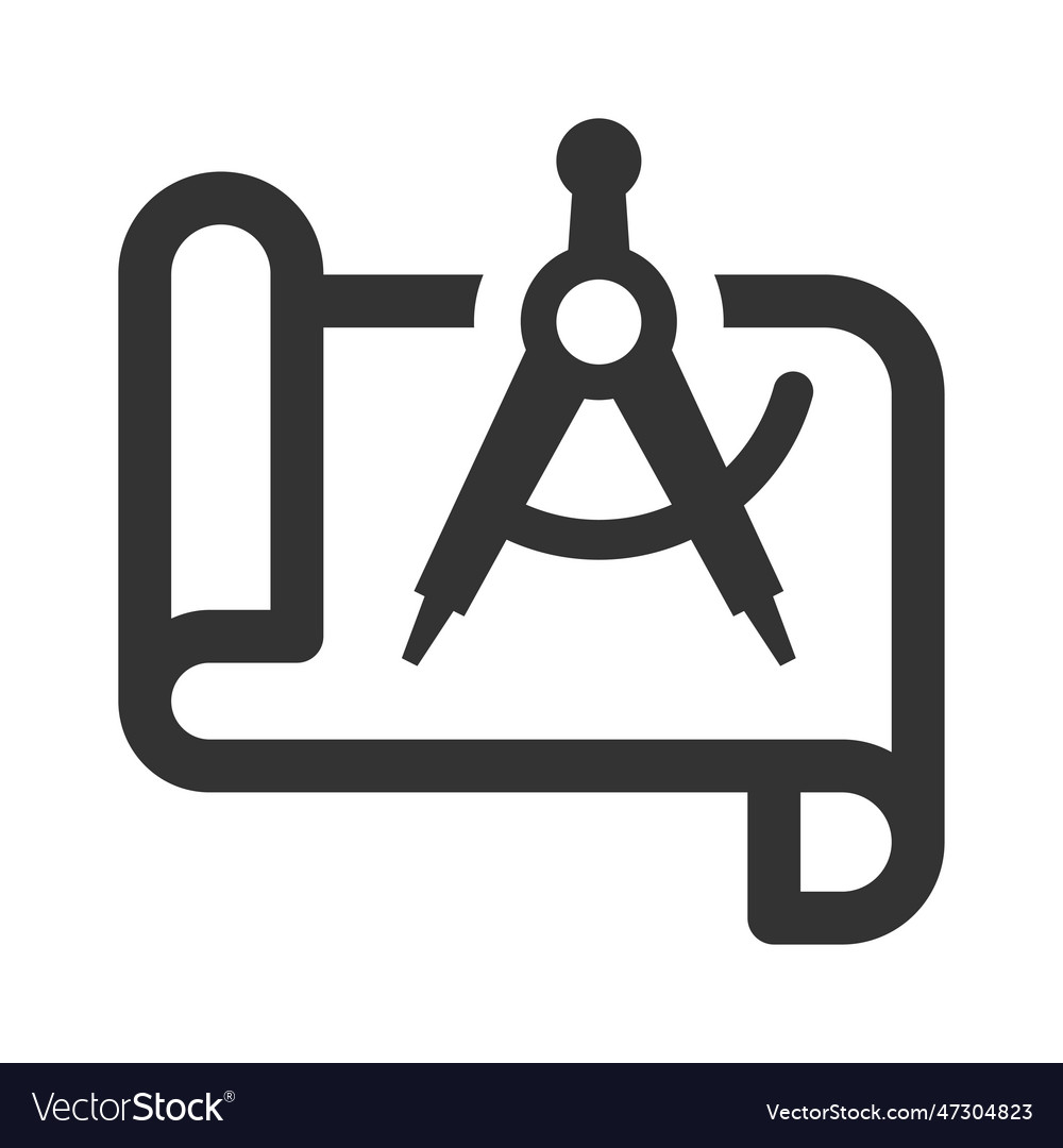 Architecture design icon Royalty Free Vector Image