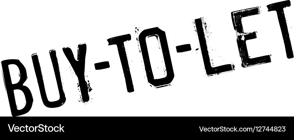 Buy-To-Let rubber stamp Royalty Free Vector Image