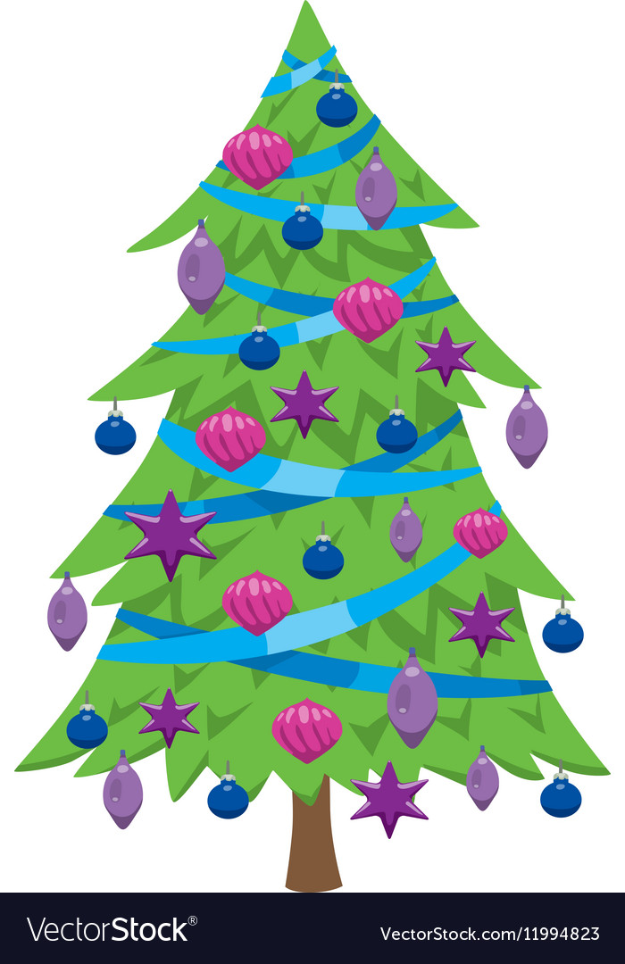 Christmas tree Royalty Free Vector Image - VectorStock