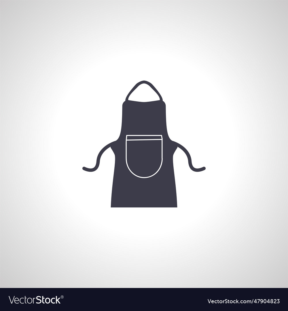 Cooking apron icon cooking apron icon Royalty Free Vector