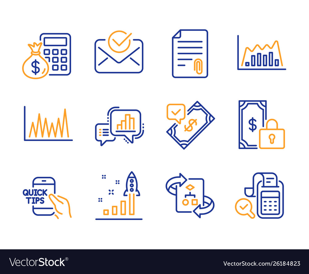 Education technical algorithm and attachment Vector Image