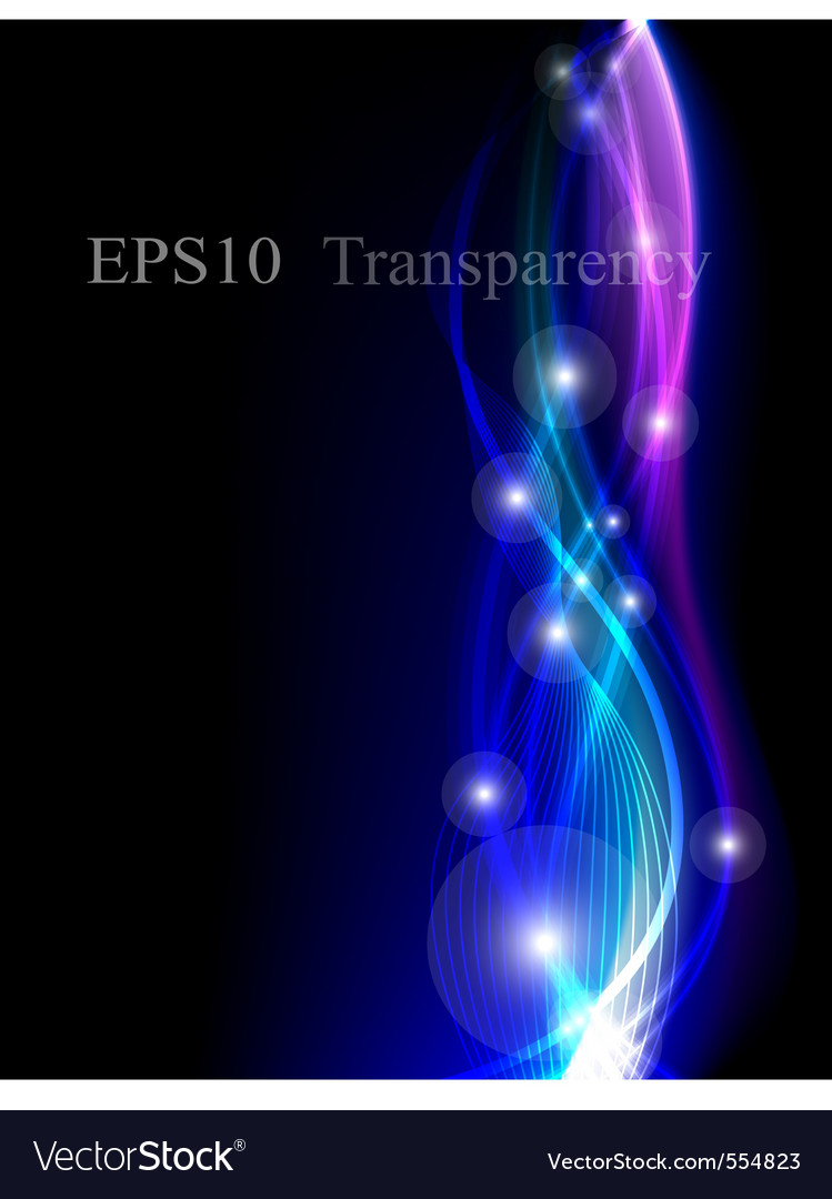 Flowing light background Royalty Free Vector Image