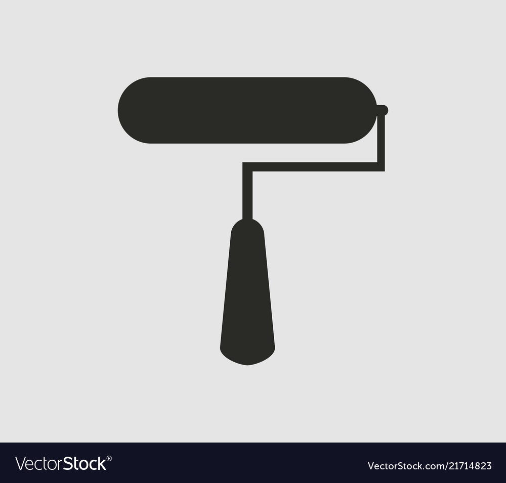 Roller icon Royalty Free Vector Image - VectorStock