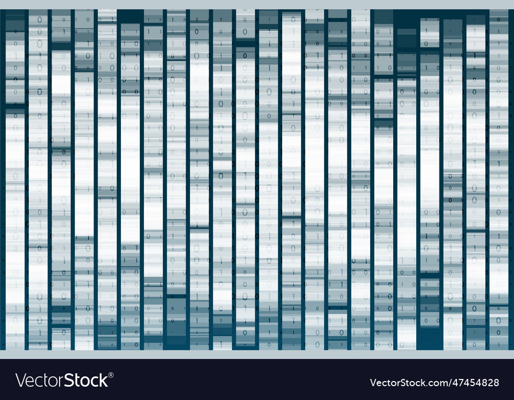 Big Genomic Data Visualization Royalty Free Vector Image