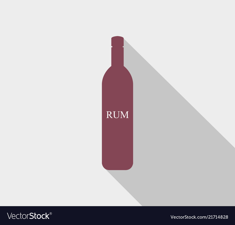 Bottle rum icon Royalty Free Vector Image - VectorStock