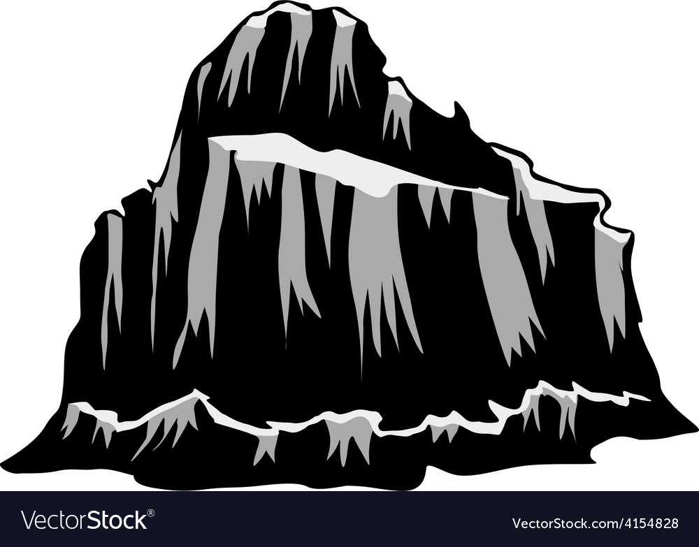 Cliff Royalty Free Vector Image - VectorStock