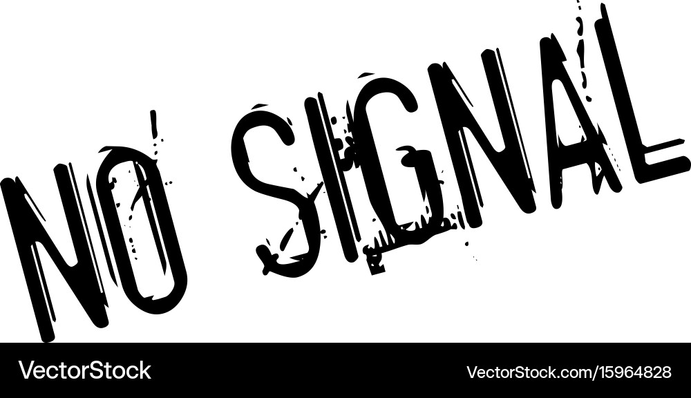 No signal rubber stamp Royalty Free Vector Image