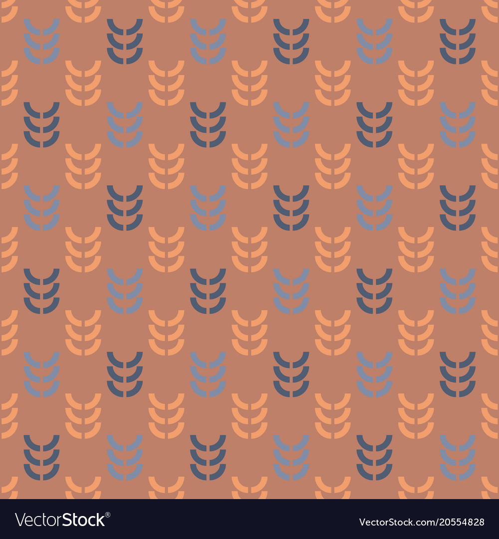 Rye graphic seamless pattern Royalty Free Vector Image
