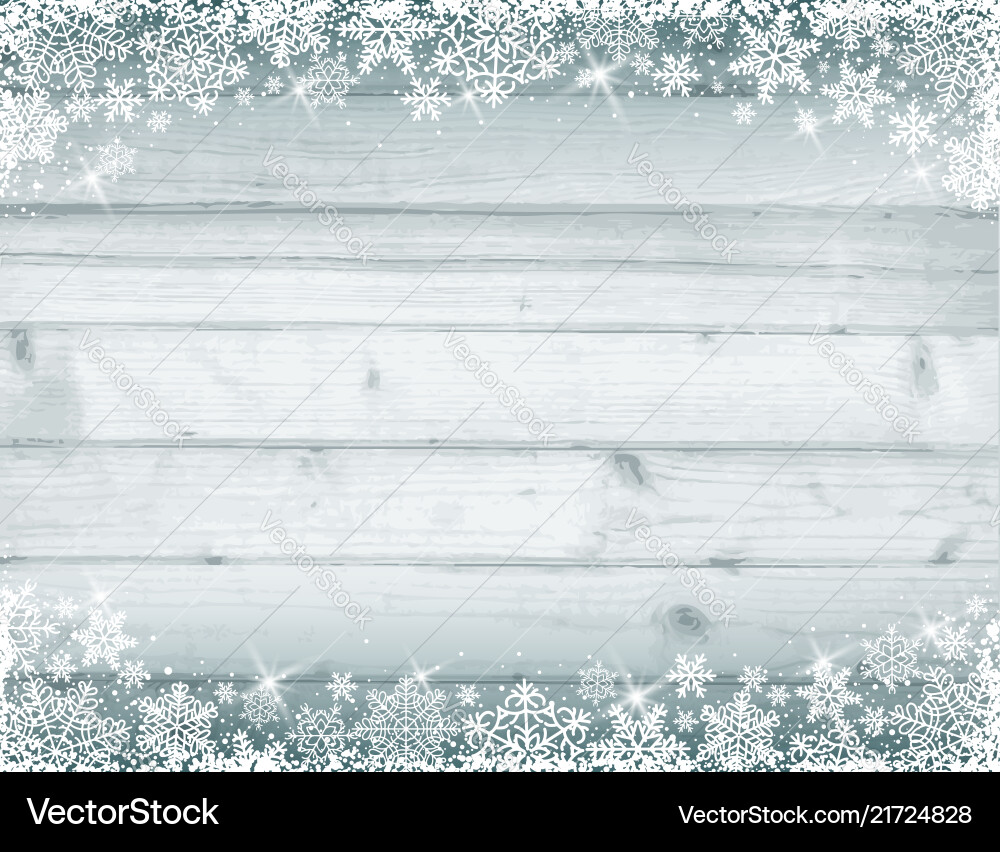 Wooden grey christmas background Royalty Free Vector Image