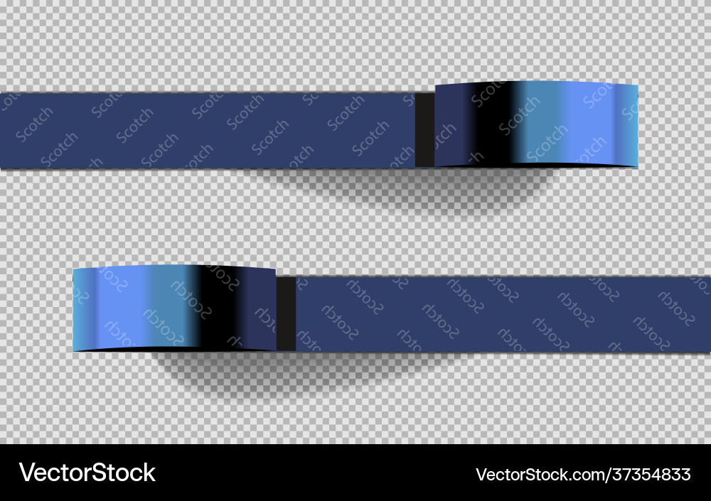Adhesive narrow packing tape office tool and more Vector Image