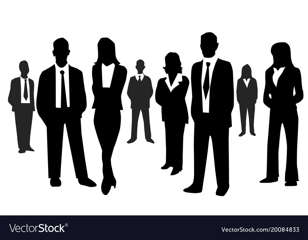 Business people Royalty Free Vector Image - VectorStock