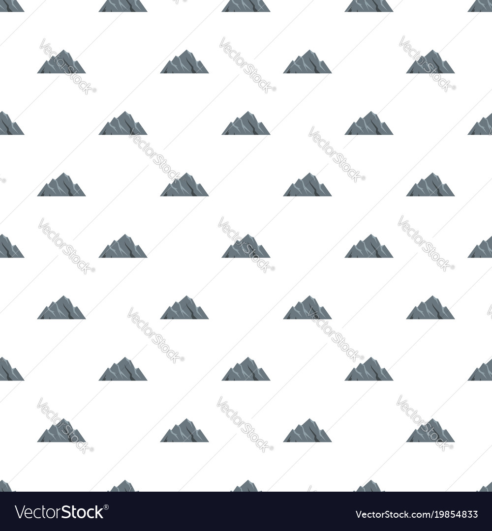 Extreme mountain pattern seamless Royalty Free Vector Image