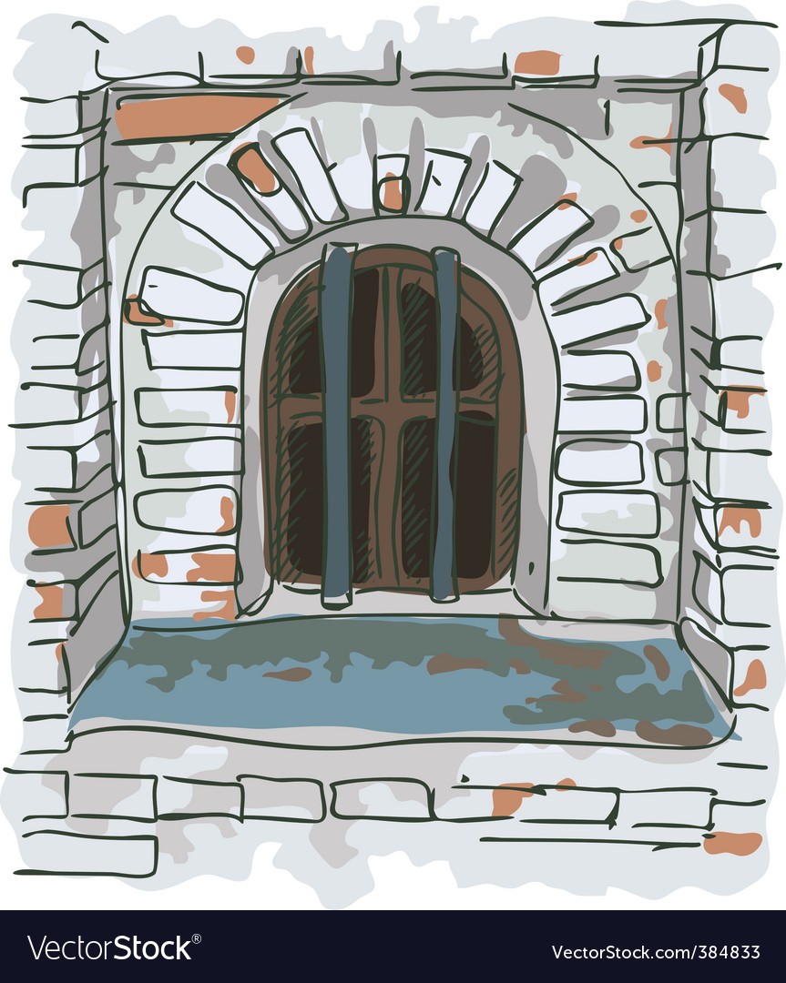 Jail window Royalty Free Vector Image - VectorStock