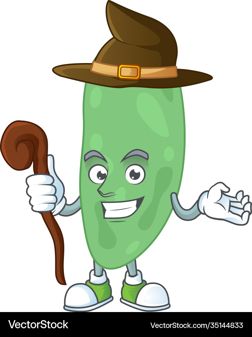 Sneaky and tricky witch thermus thermophilus Vector Image