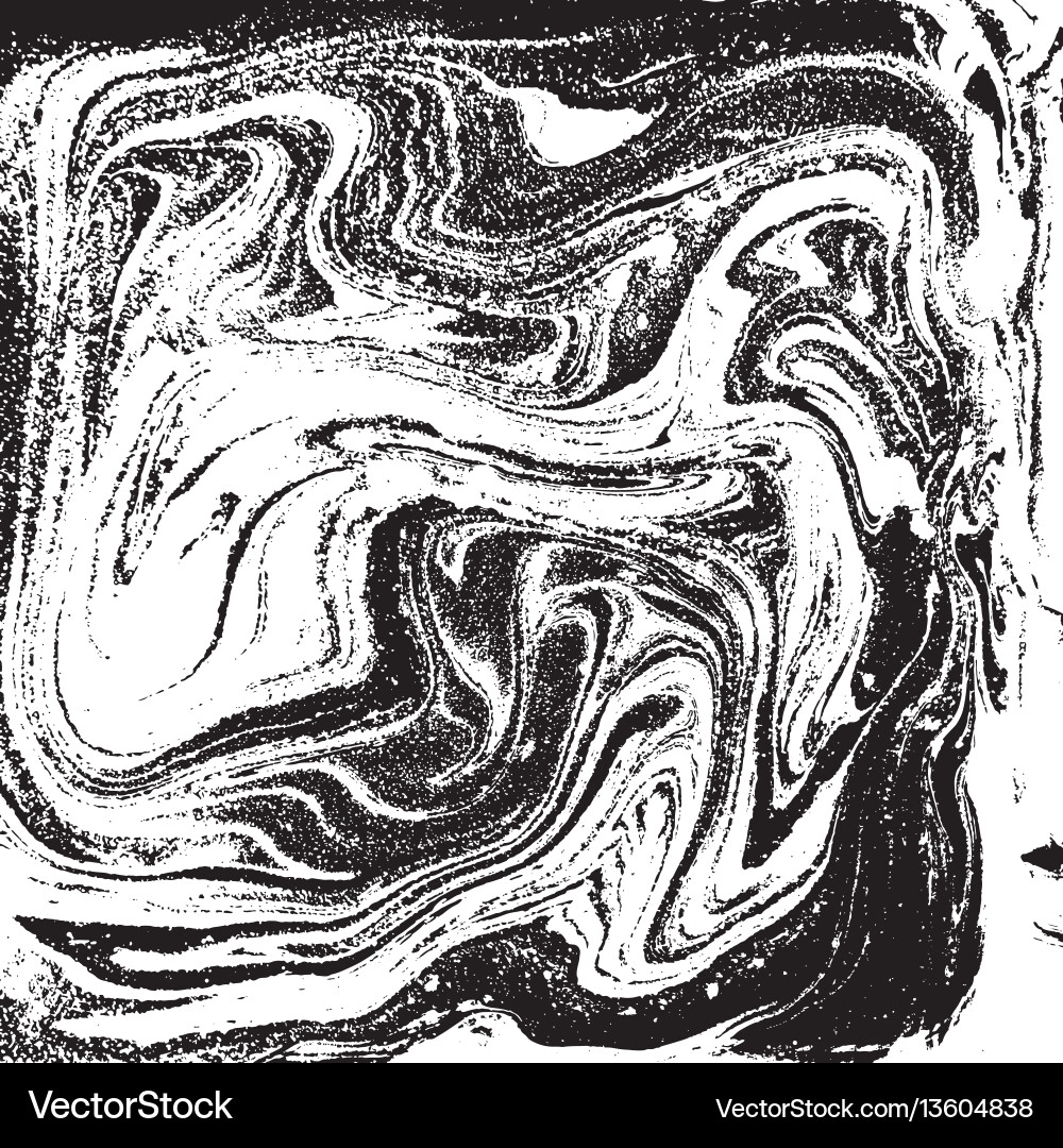 Black and white liquid texture watercolor hand Vector Image