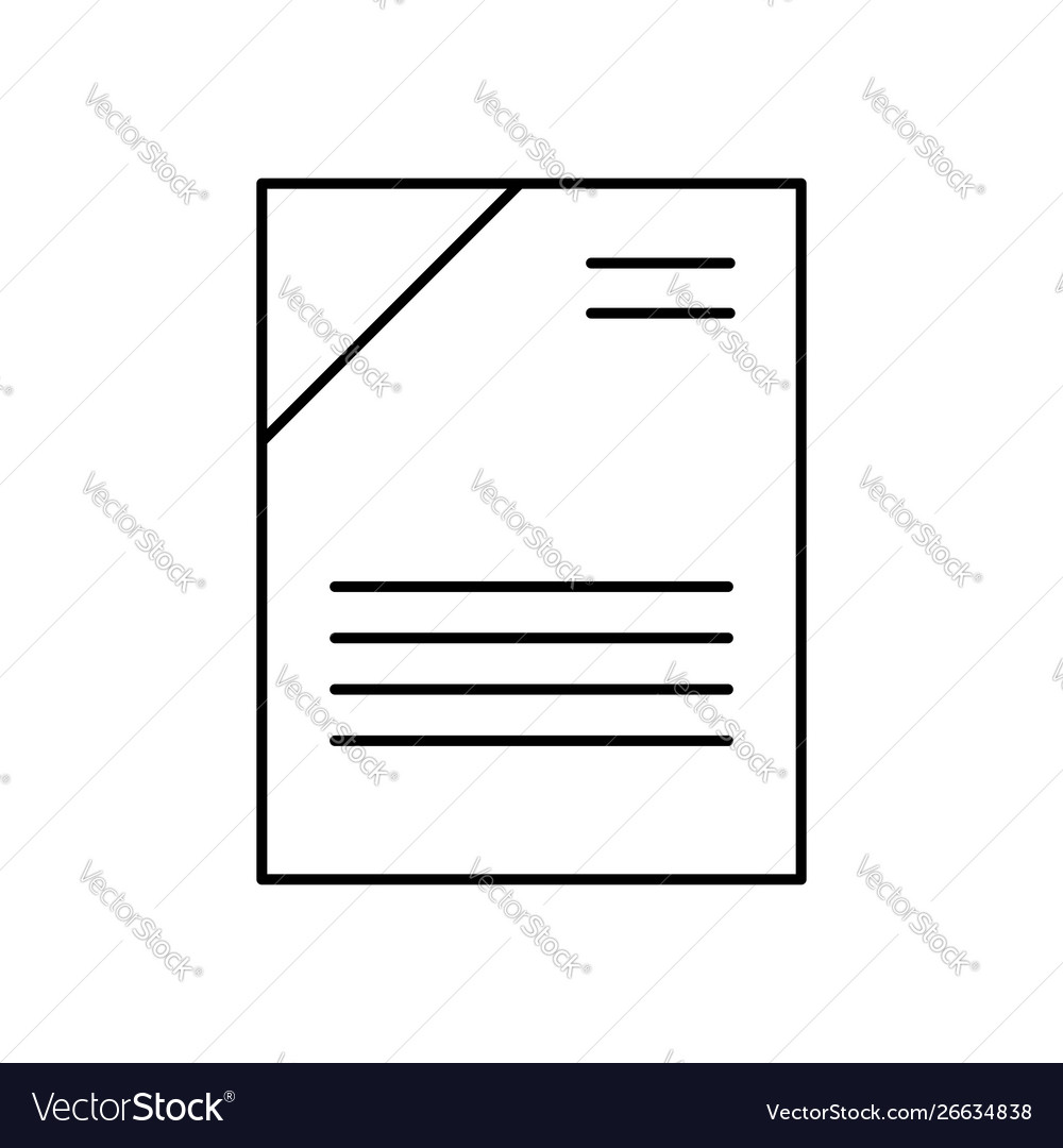 Document Royalty Free Vector Image - VectorStock