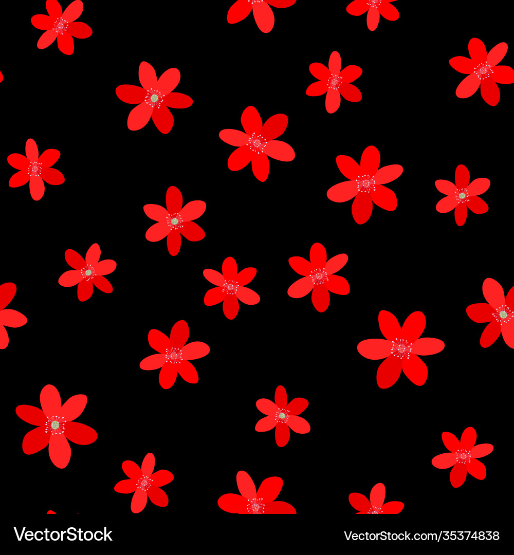 Seamless flower floral pattern for wedding Vector Image