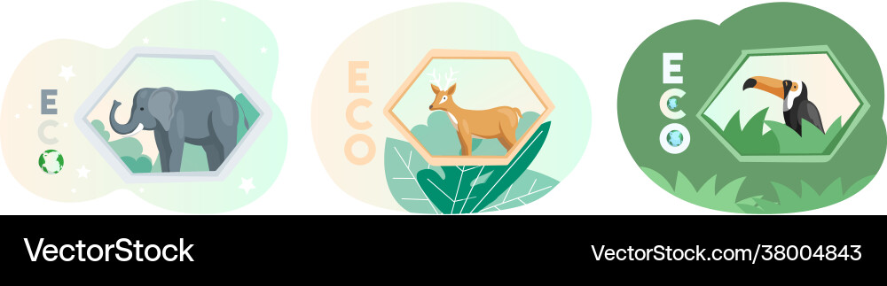 Climate and weather change planet eco friendly Vector Image