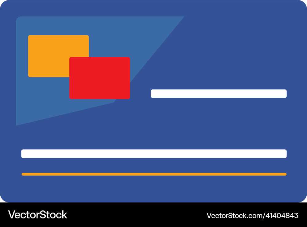 Credit card bank Royalty Free Vector Image - VectorStock