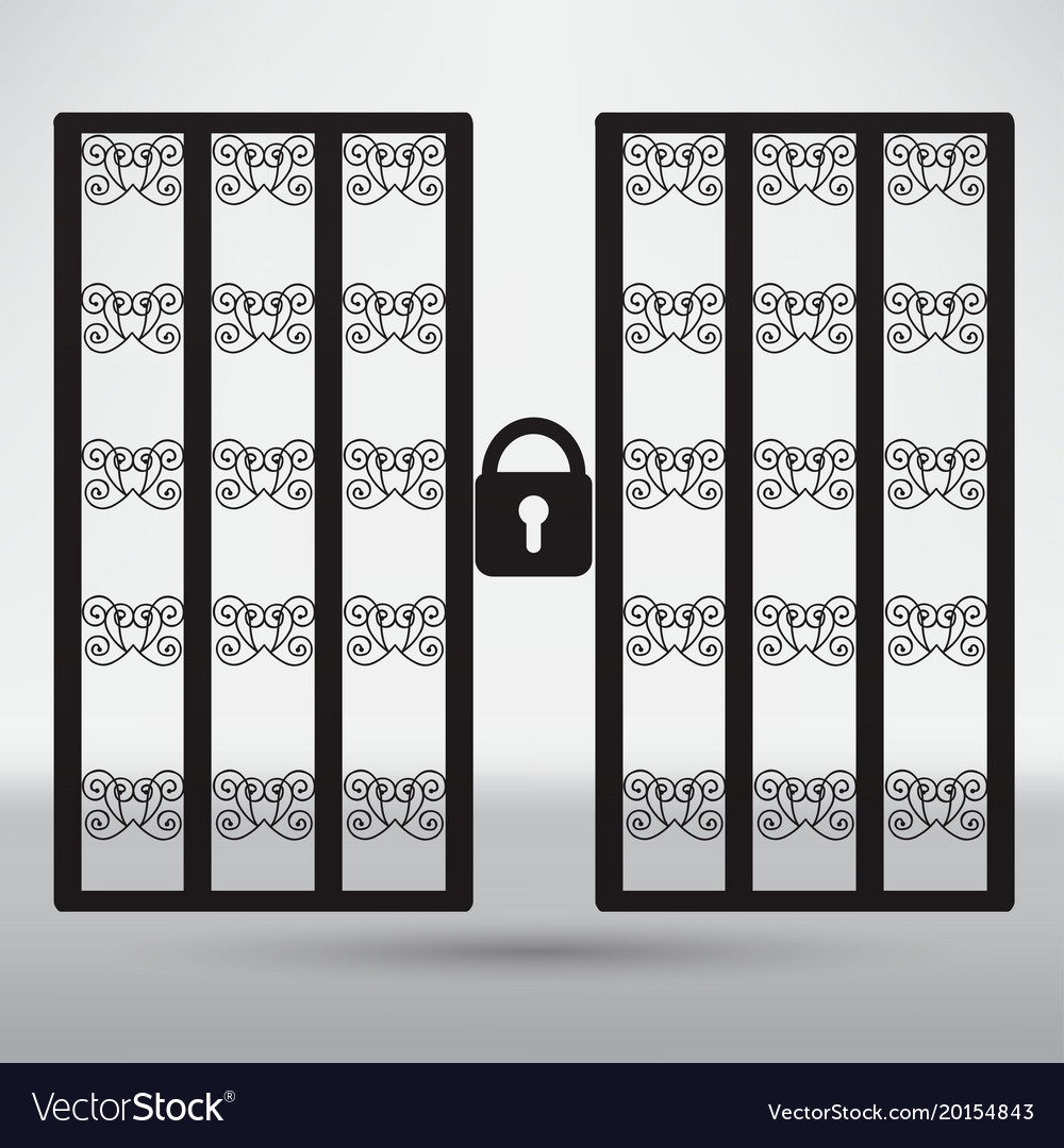 Gate icon Royalty Free Vector Image - VectorStock