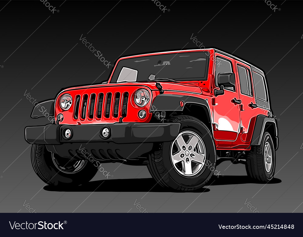 Car template Royalty Free Vector Image - VectorStock