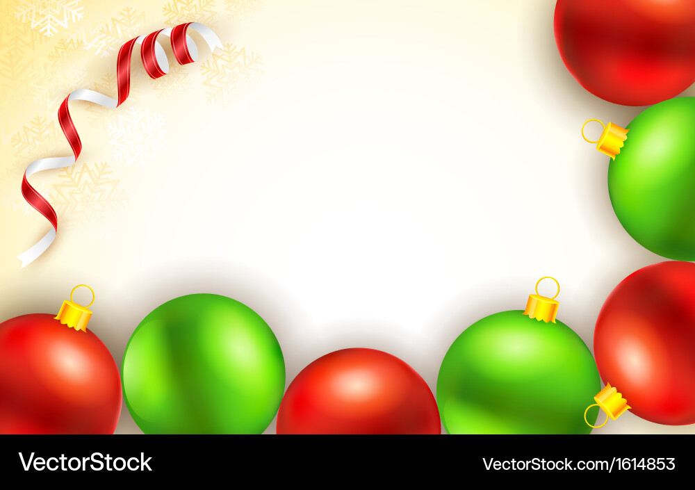 Colorful christmas bauble Royalty Free Vector Image