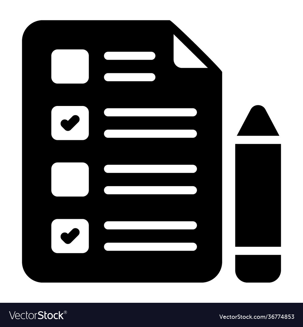 Questionnaire Royalty Free Vector Image - VectorStock