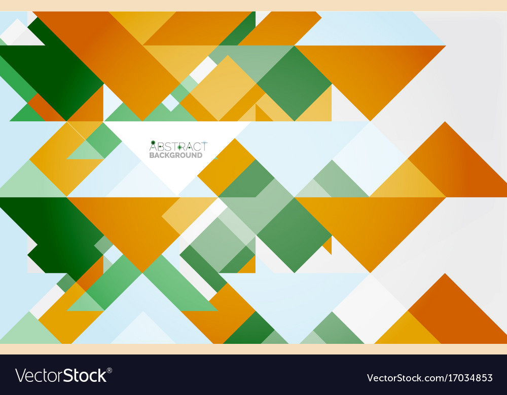 Triangle pattern design background Royalty Free Vector Image