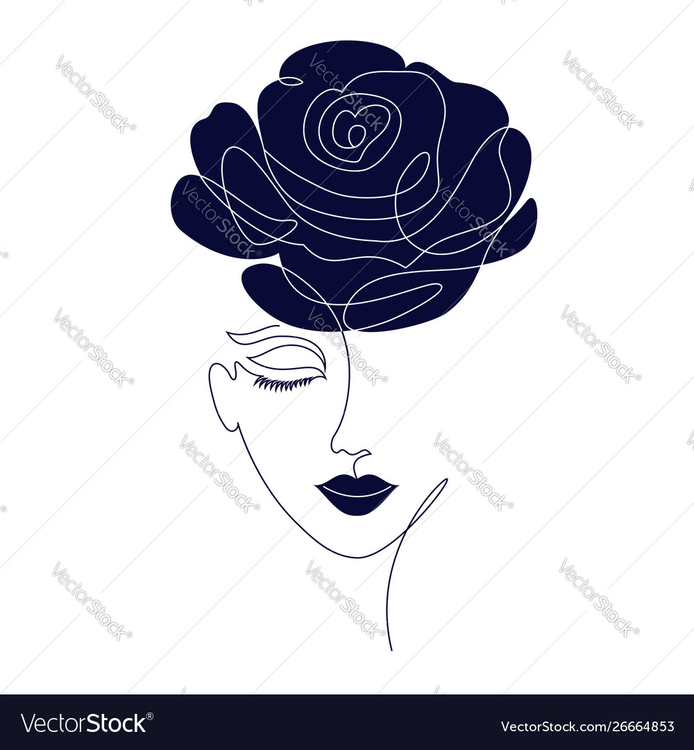 Woman on white background Royalty Free Vector Image
