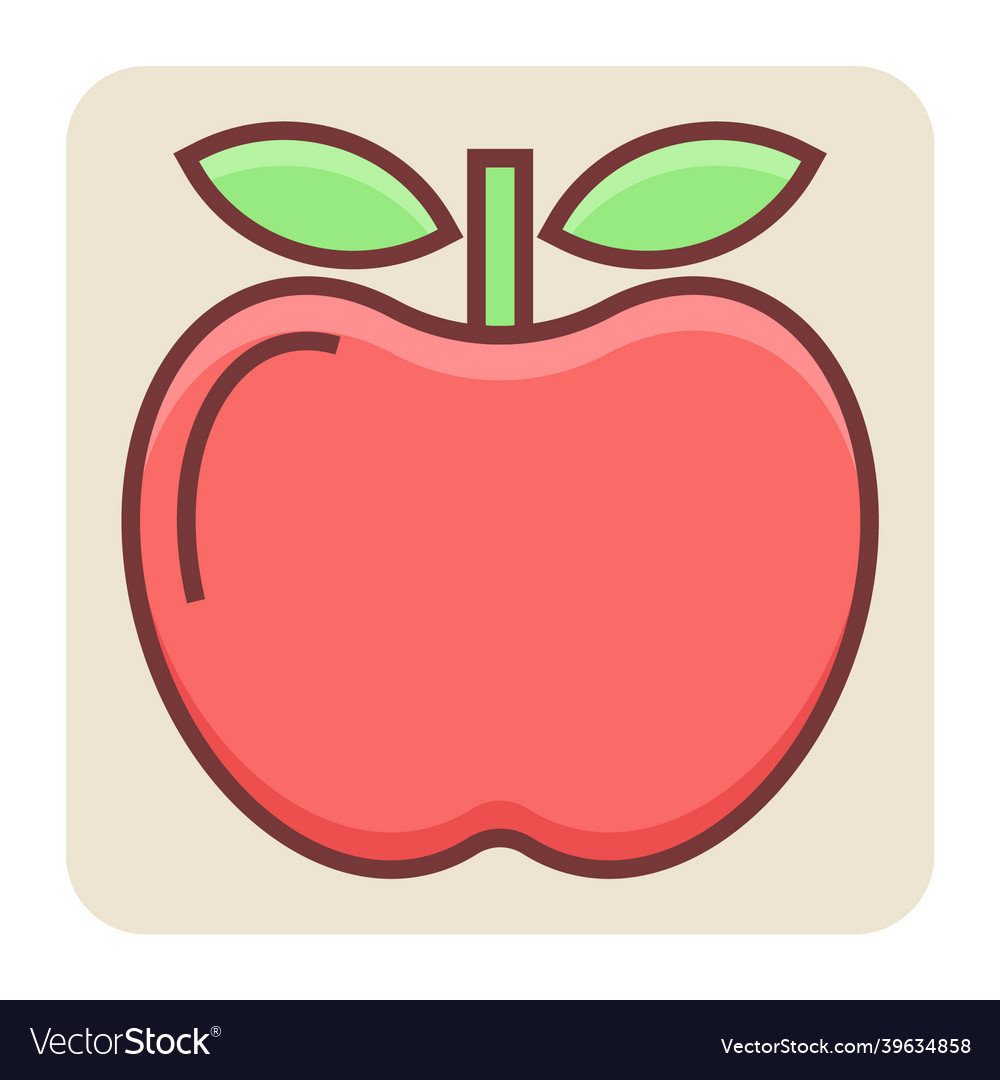 Apple Royalty Free Vector Image - VectorStock