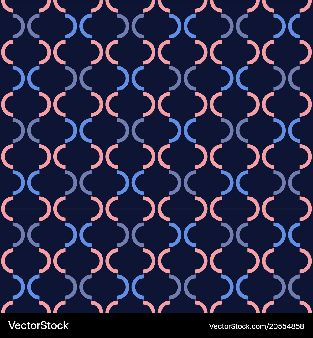 Elegant geometric royal seamless pattern Vector Image