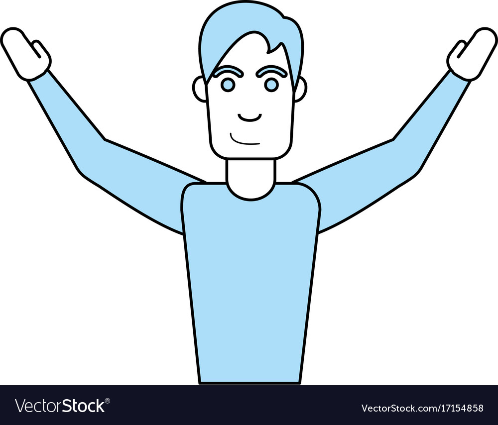 Isolated man cartoon design Royalty Free Vector Image Isolated man cartoon design Royalty Free Vector Image