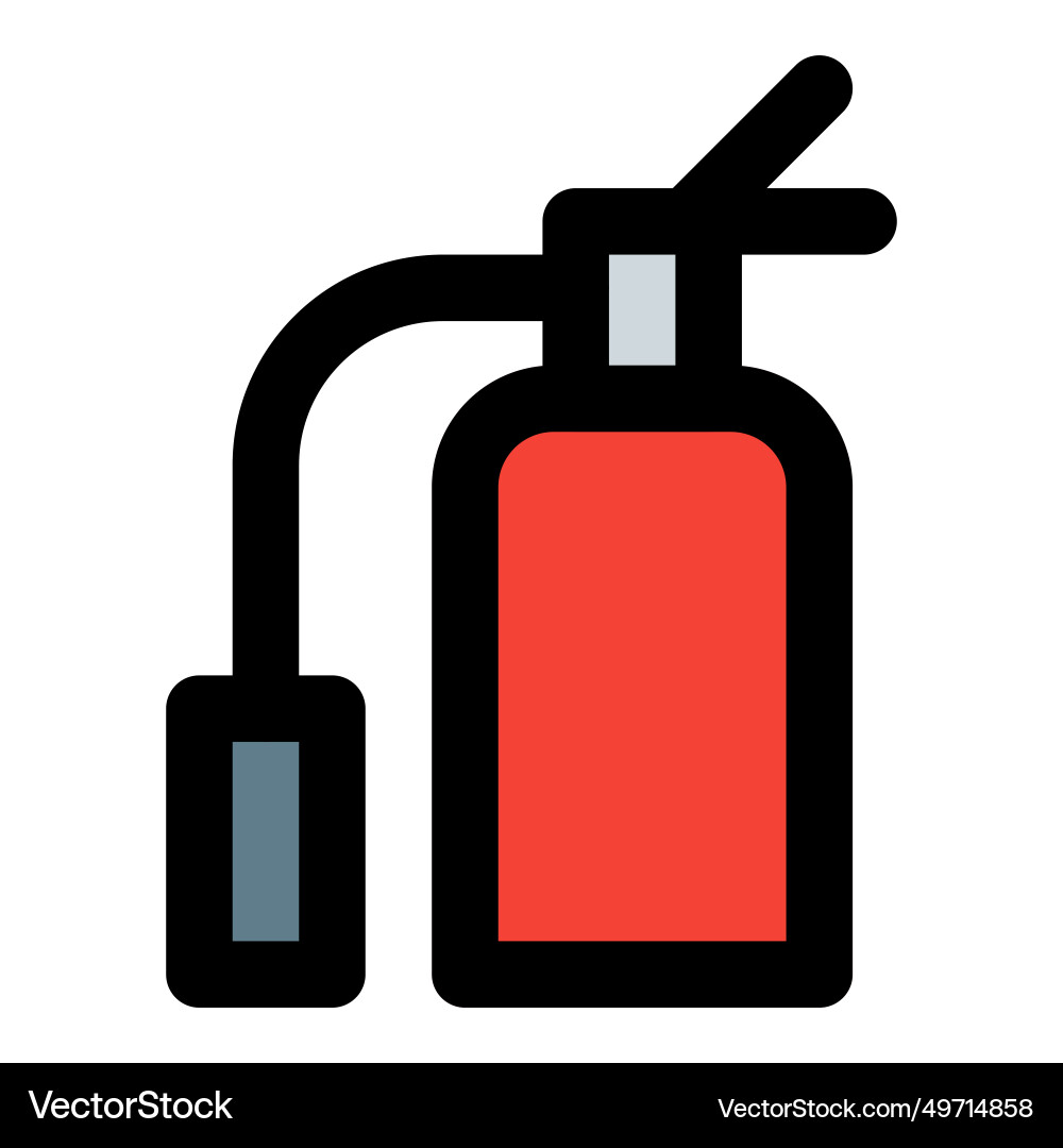 Portable fire extinguisher enhances safety Vector Image