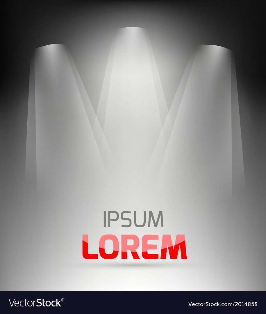 Spotlight background Royalty Free Vector Image