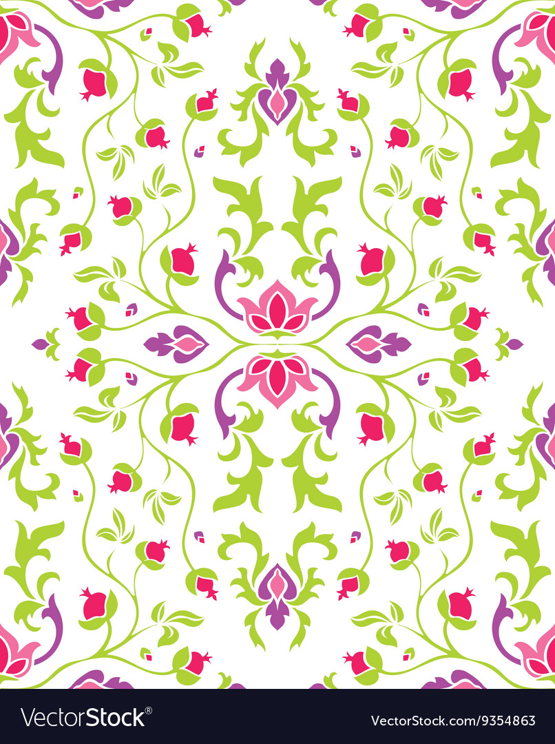 Bright pattern for textile Royalty Free Vector Image